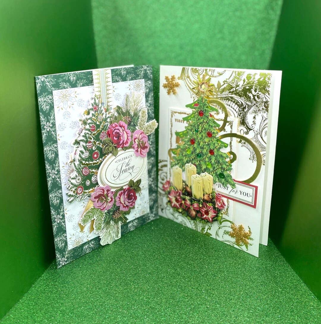 Angel Diva 3D Set of Two Christmas Cards. Hand Made and One of a Kind ...
