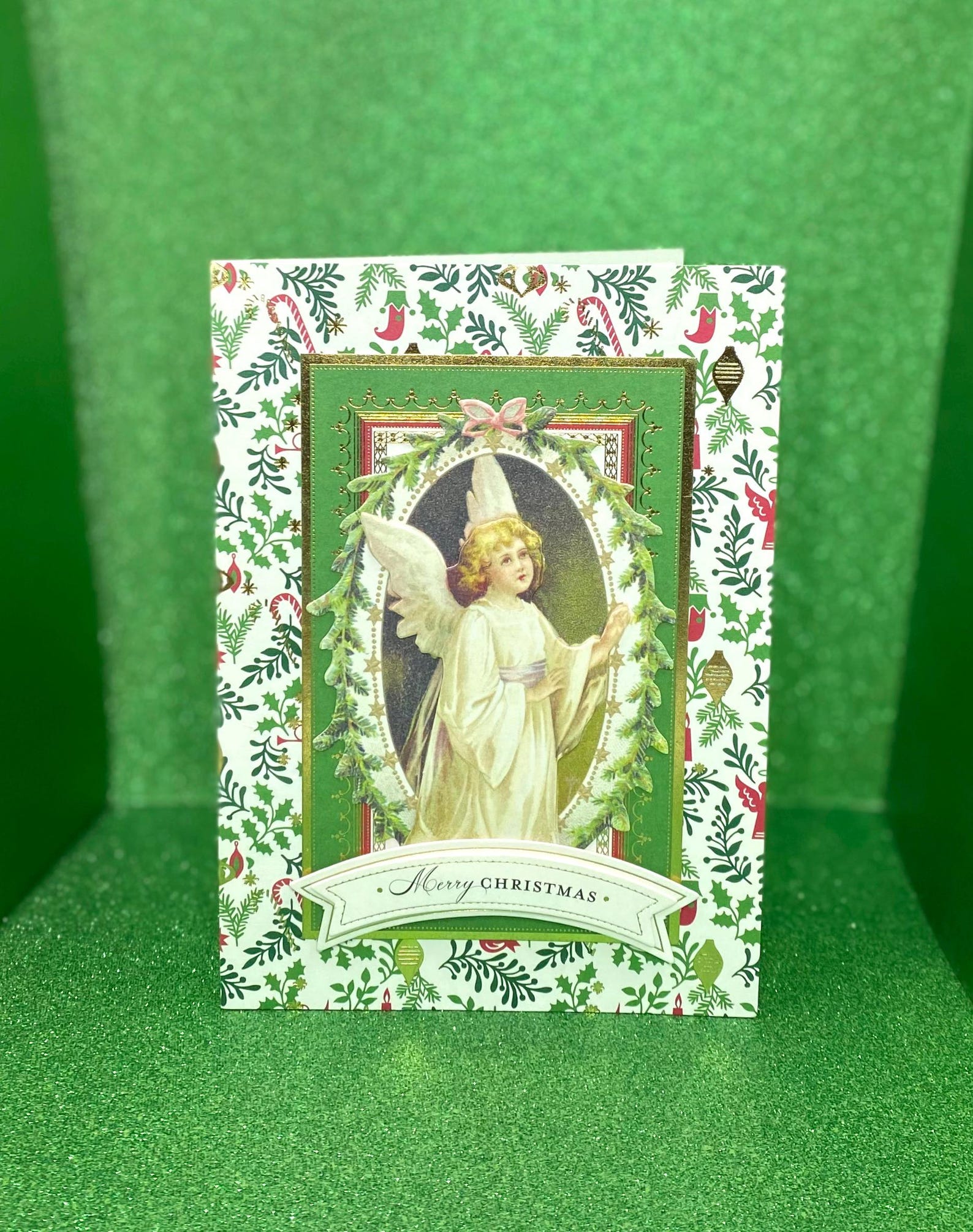 Angel Diva 3D Presents a Set of Two Angel Christmas Cards Handmade and ...