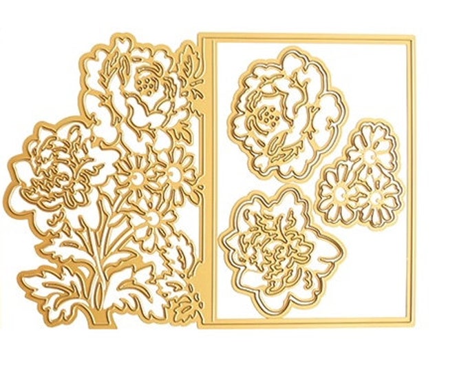 Anna Griffin® Garden Trellis Jacket Card Dies - Etsy