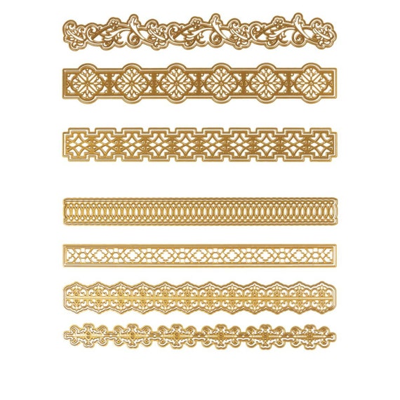 Anna Griffin® Set of 12 Scrapbook Border Dies - Etsy