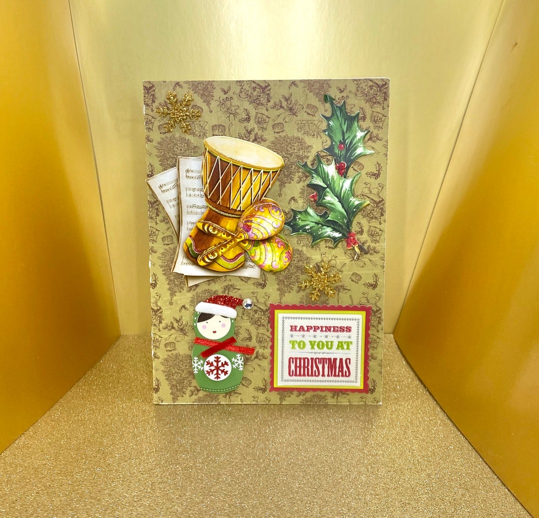 Angel Diva 3D "christmas Cards" Set of Two Handmade Cards - Etsy
