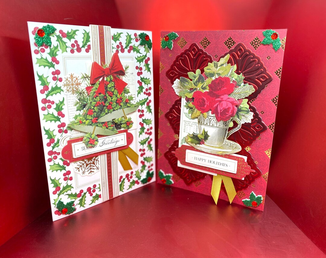 Angel Diva 3D Set of Two christmas Cards One of a Kind, Handmade - Etsy