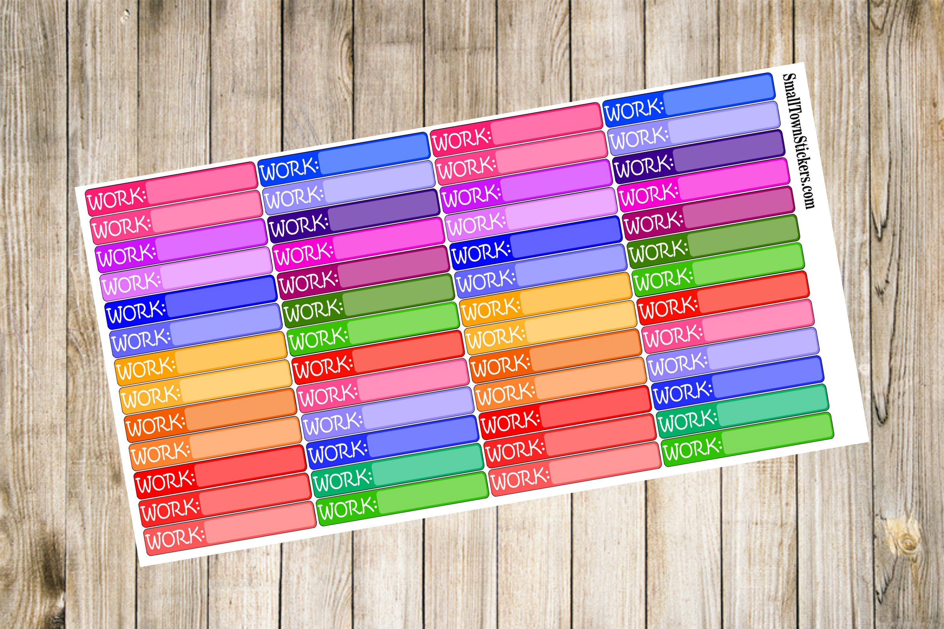 Work Stickers Planner Stickers Great for Happy Planners - Etsy