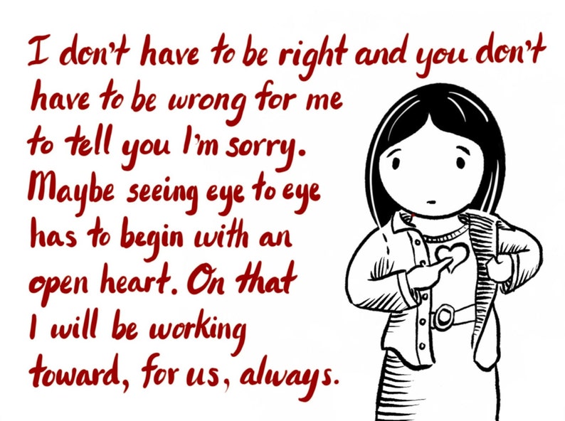 A Real Apology - Etsy