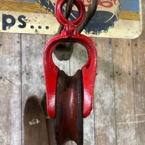 Vintage Hay Trolley , Barn. Metal and Wood Pulley.. Farm Salvage. - Etsy