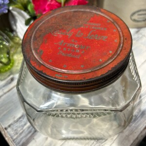 Vintage 1 Gallon Jar, Cookie Jar, Candy Jar. Tin Lid.. Unique Shape - Etsy