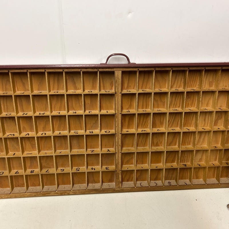 Letterpress Tray - Etsy