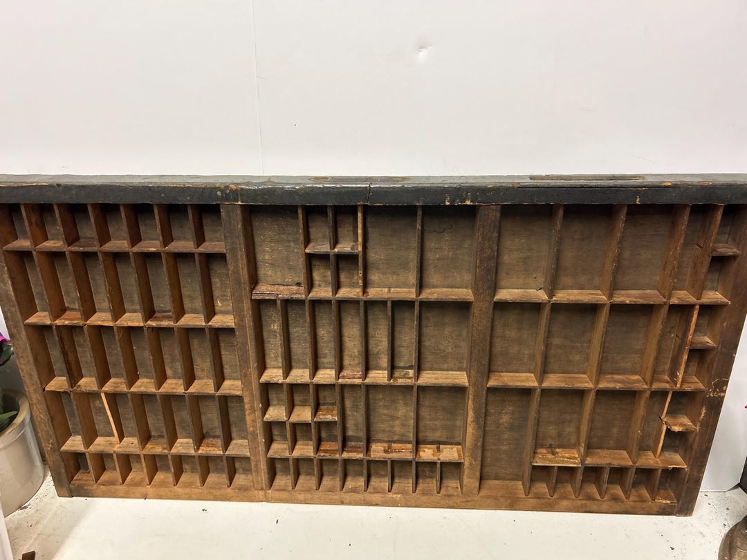 Letter Press Tray/printer Drawer. Cleaned, Wood Display - Etsy