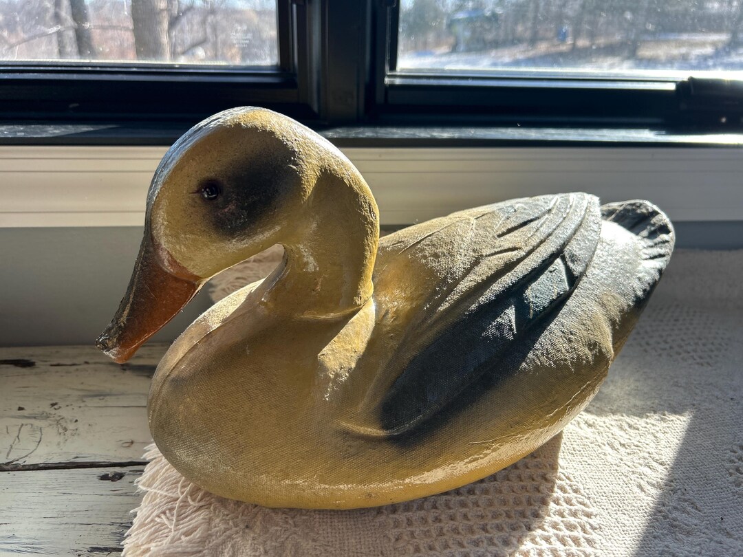 Vintage Paper Mache Duck Decoy LITITZ PA D2 - Etsy
