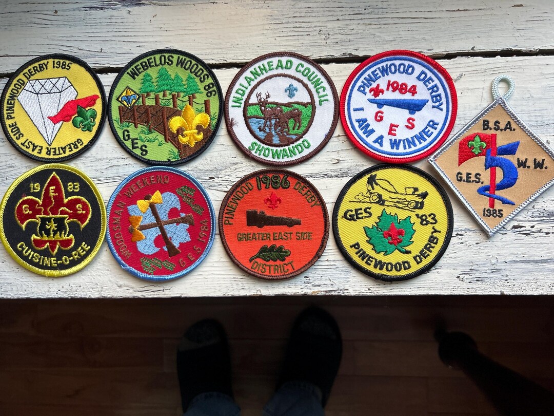 BSA ,cub Scouts,boy Scout Patches, GES ,pinewood Derby, 9 Patches - Etsy