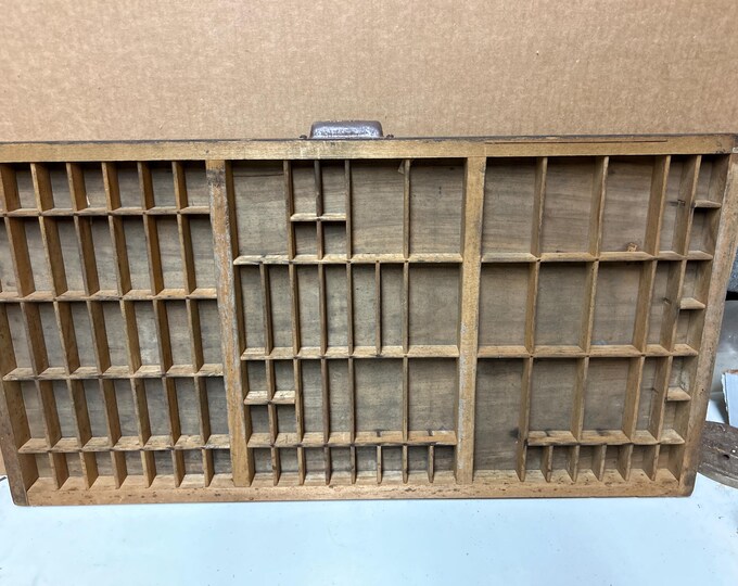 Antique Printer Drawer, Hamilton , Letterpress Tray, Typeset Tray ...