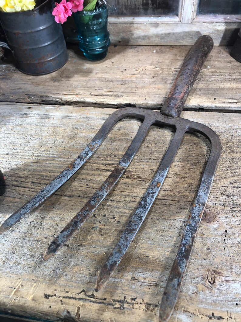 Antique Pitch Fork From the Barn. Garden Fork - Etsy