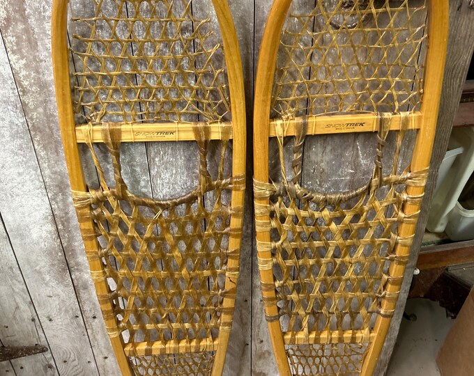 Vintage Handmade , Small, Snowshoes, . 11X40 Snowtrek - Etsy