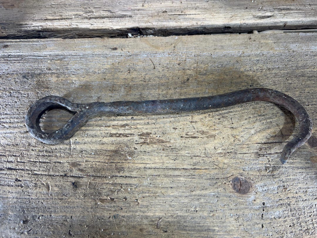 Vintage Blacksmith Forged Barn Gate Hook 11- 1/2 Inches - Etsy