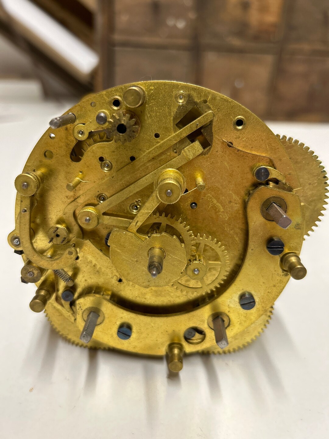 Antique New Haven Clock, Mechanical Mechanism , Steampunk, Clock Parts ...