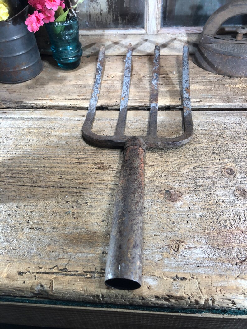 Antique Pitch Fork From the Barn. Garden Fork - Etsy