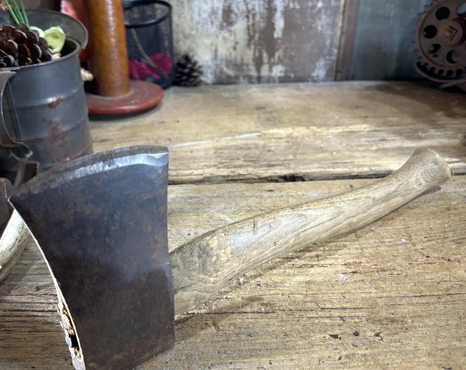 Vintage Wood Chopping Hatchet, Sharp - Etsy