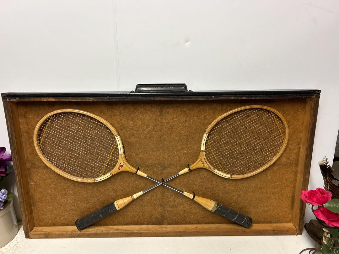 Antique Tennis Racket Display. Father’s / Mother’s Day Gift - Etsy
