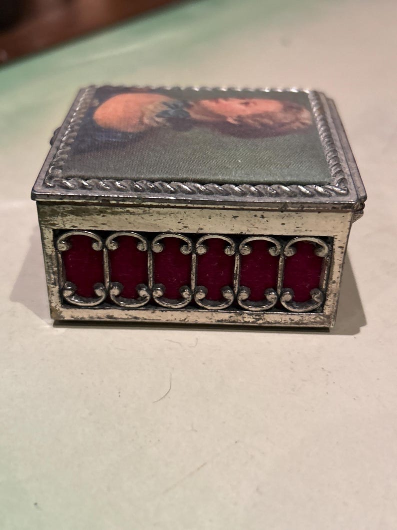 Rococo Style Trinket Box With Portrait of Marie-anne Huquier. - Etsy