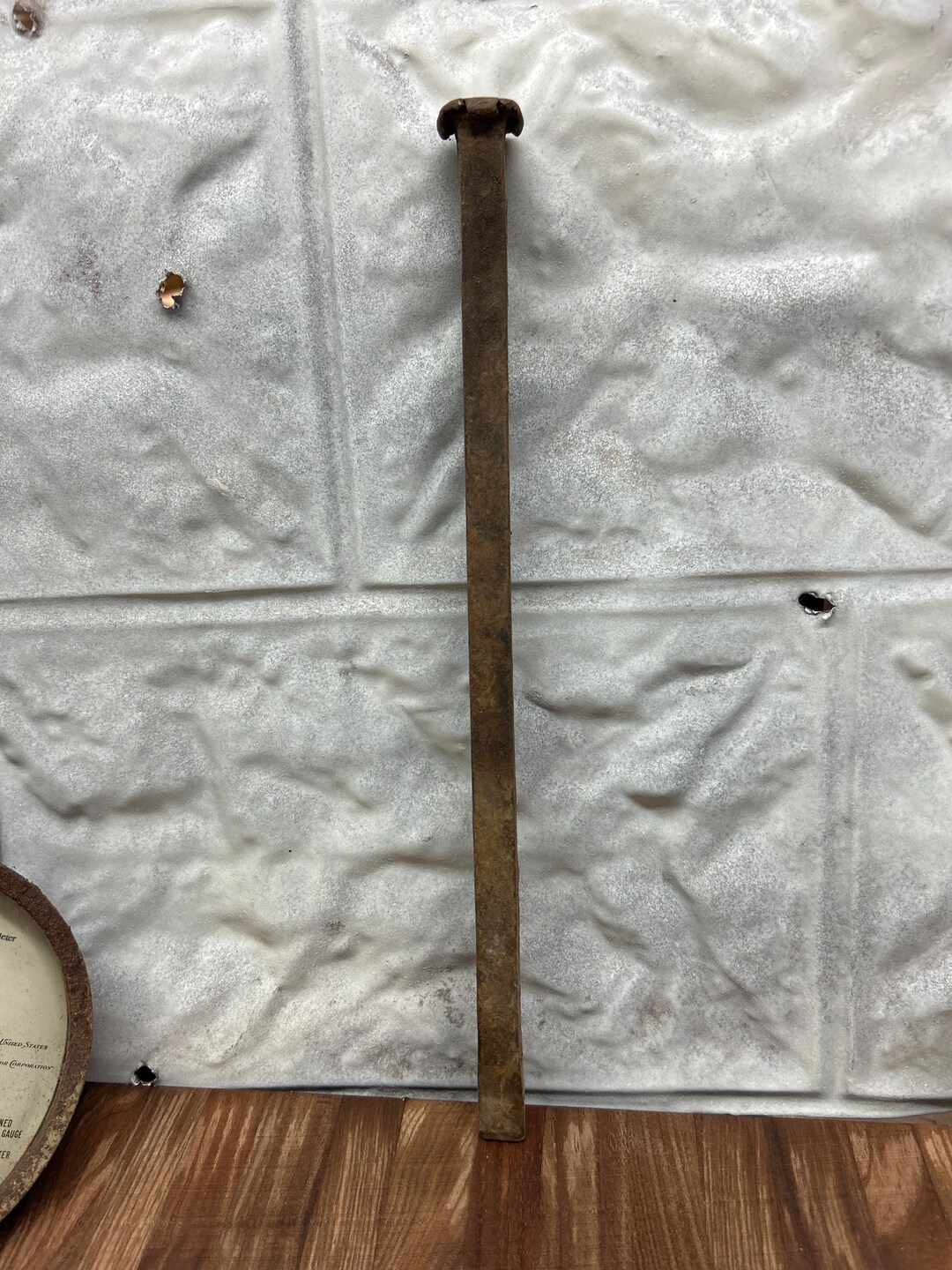 Vintage Bridge Spike, Blacksmith Made. Large Square Nail - Etsy