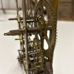 Antique Brass Clock Parts, Mechanical Mechanism , Steampunk, Clock ...