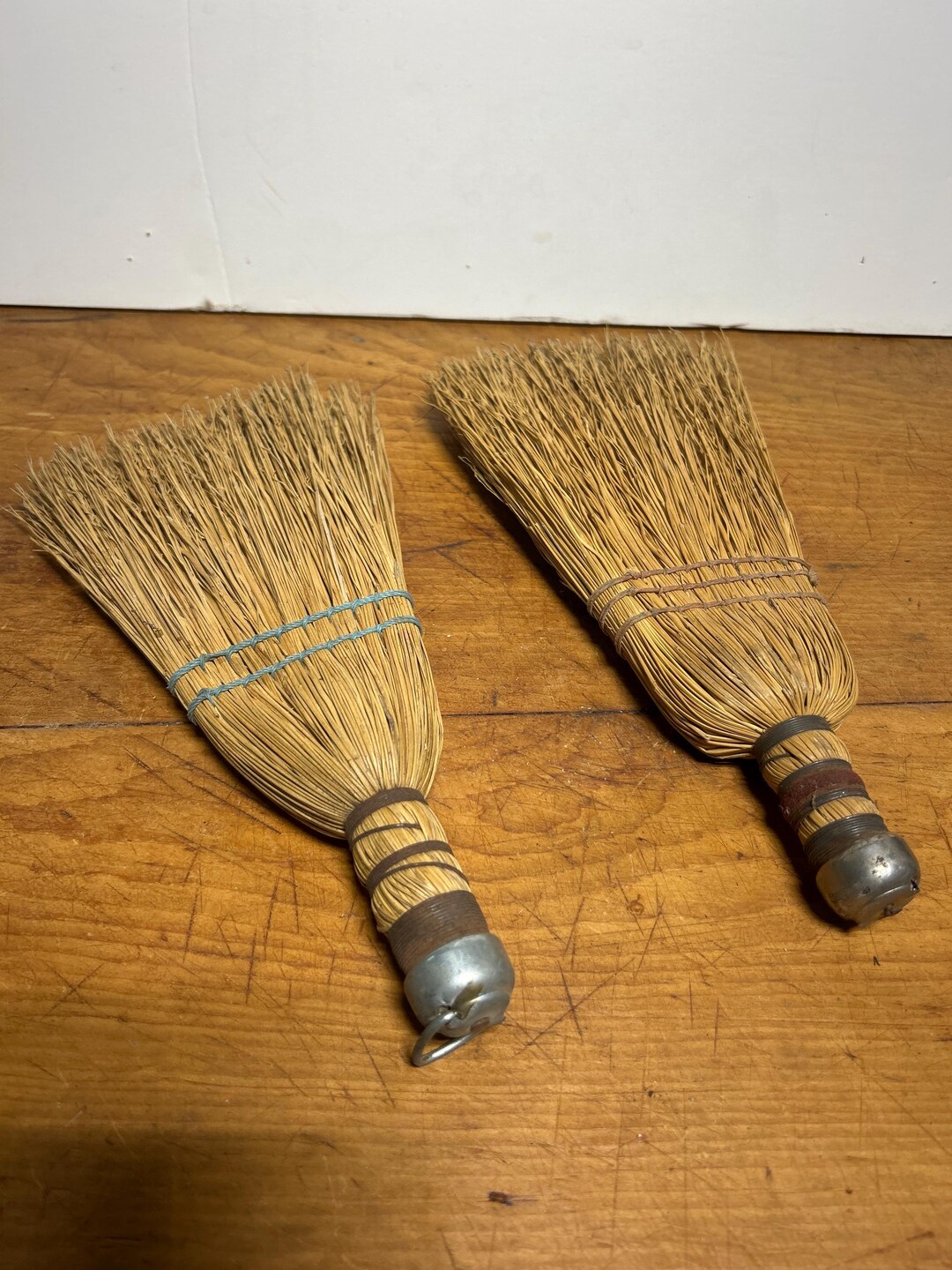 2 Vintage Straw Brushes, Brooms, Straight From the Farm.. cleaned - Etsy