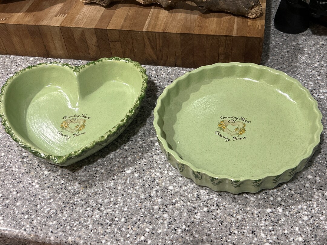 Handmade Country Heart Country Home Pie Plates Decor. - Etsy