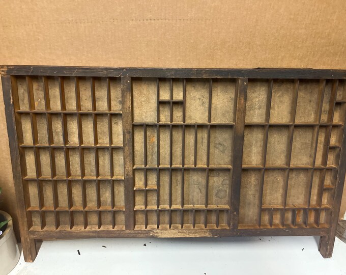 Letter Press Tray/printer Drawer. Cleaned, Wood Display - Etsy