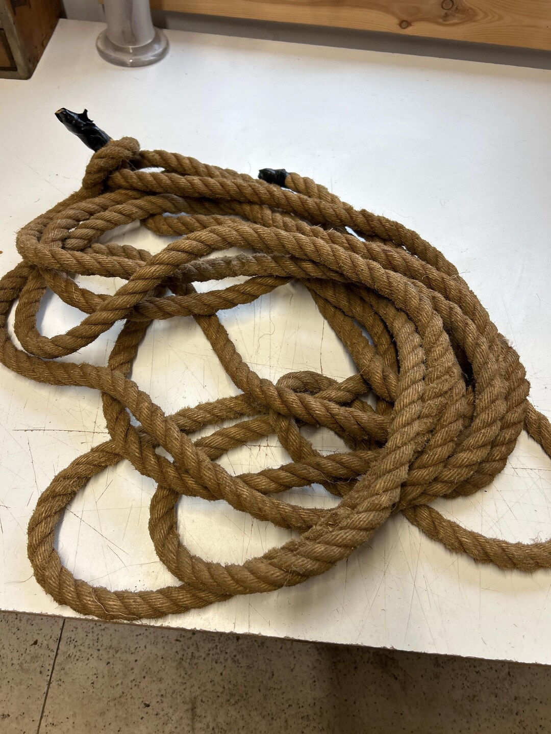Vintage Barn Pulley Rope. , Barn Rope , Straight off the Farm Aprox ...