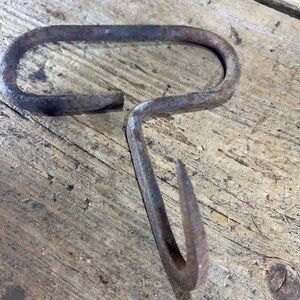 Forged Primitive Hay Hook, Bale Hook , Meat Hook. Straight From the ...