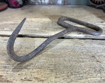 Forged Primitive Hay Hook, Bale Hook , Meat Hook. Straight From the ...