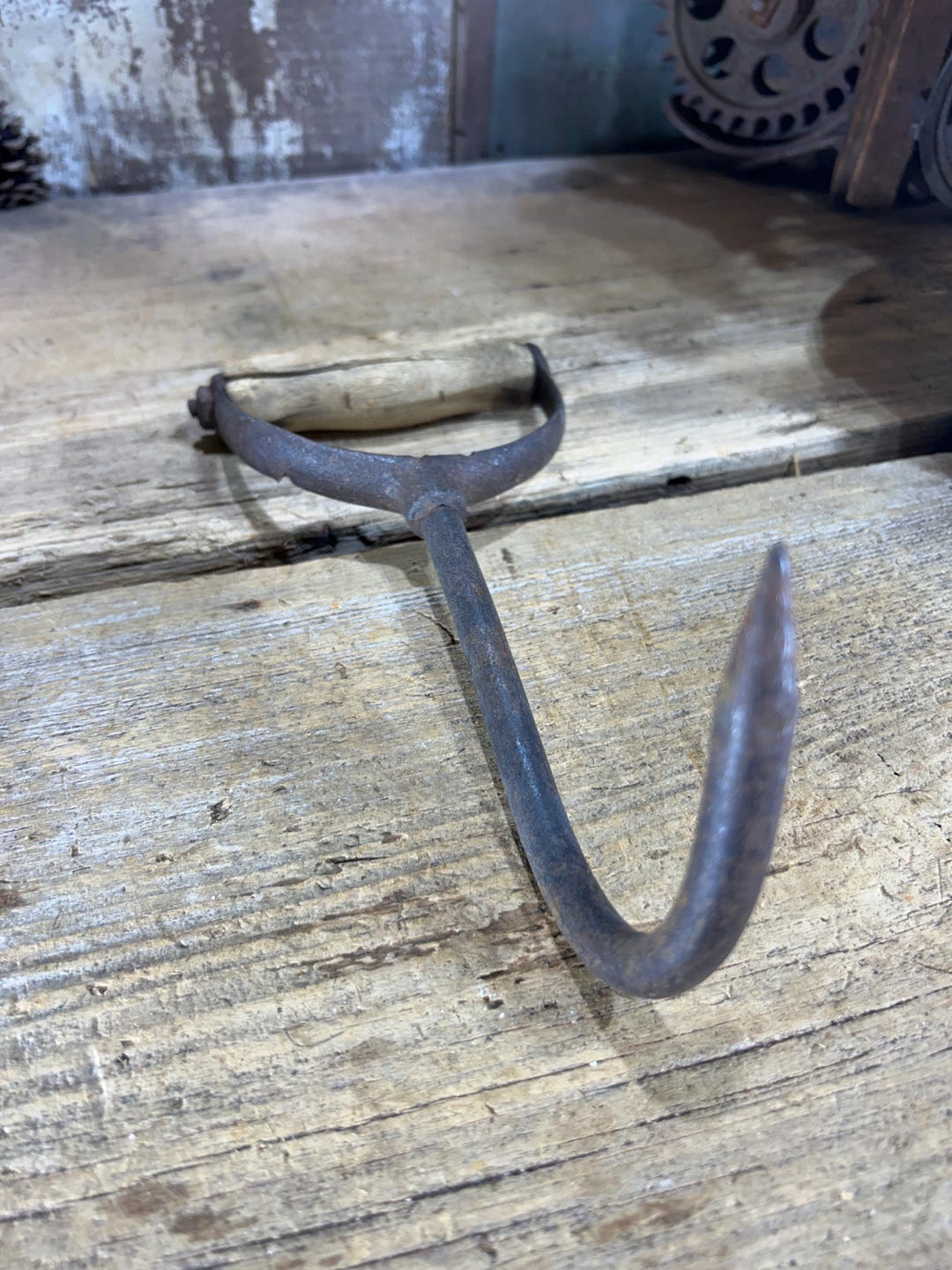 Forged Primitive Hay Hook, Bale Hook , Meat Hook. Straight From the ...