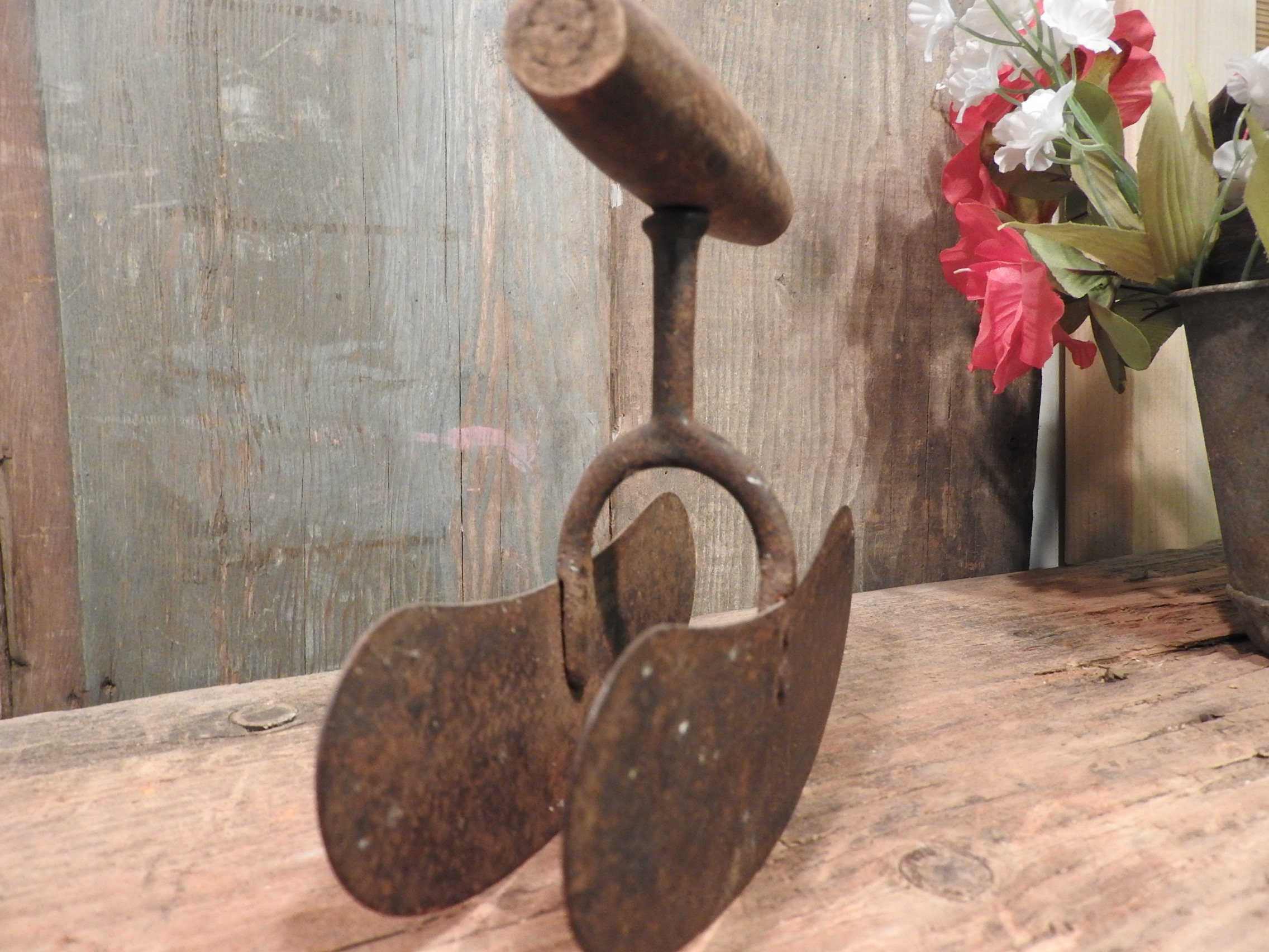 Primitive Wood Handle Two Blade Food Chopper | Etsy