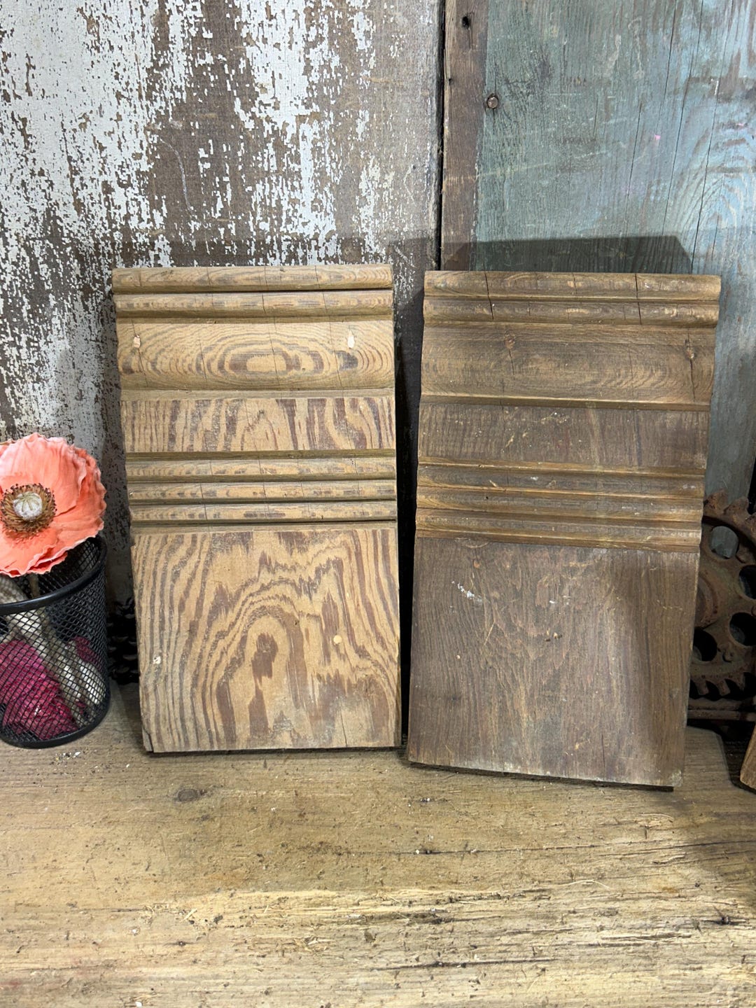 2 Victorian Plinth Block, Rosette Trim , Door Trim, Crafts - Etsy