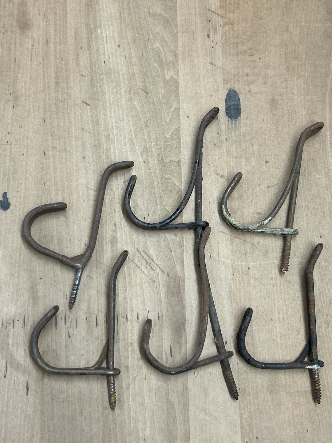 6 Antique Original Coat Hanger Hooks. Victorian Style - Etsy