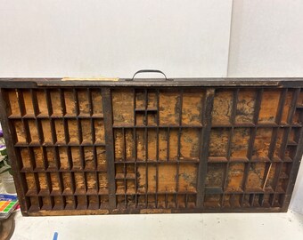 Antique Printer Drawer, Hamilton , Letterpress Tray, Typeset Tray - Etsy