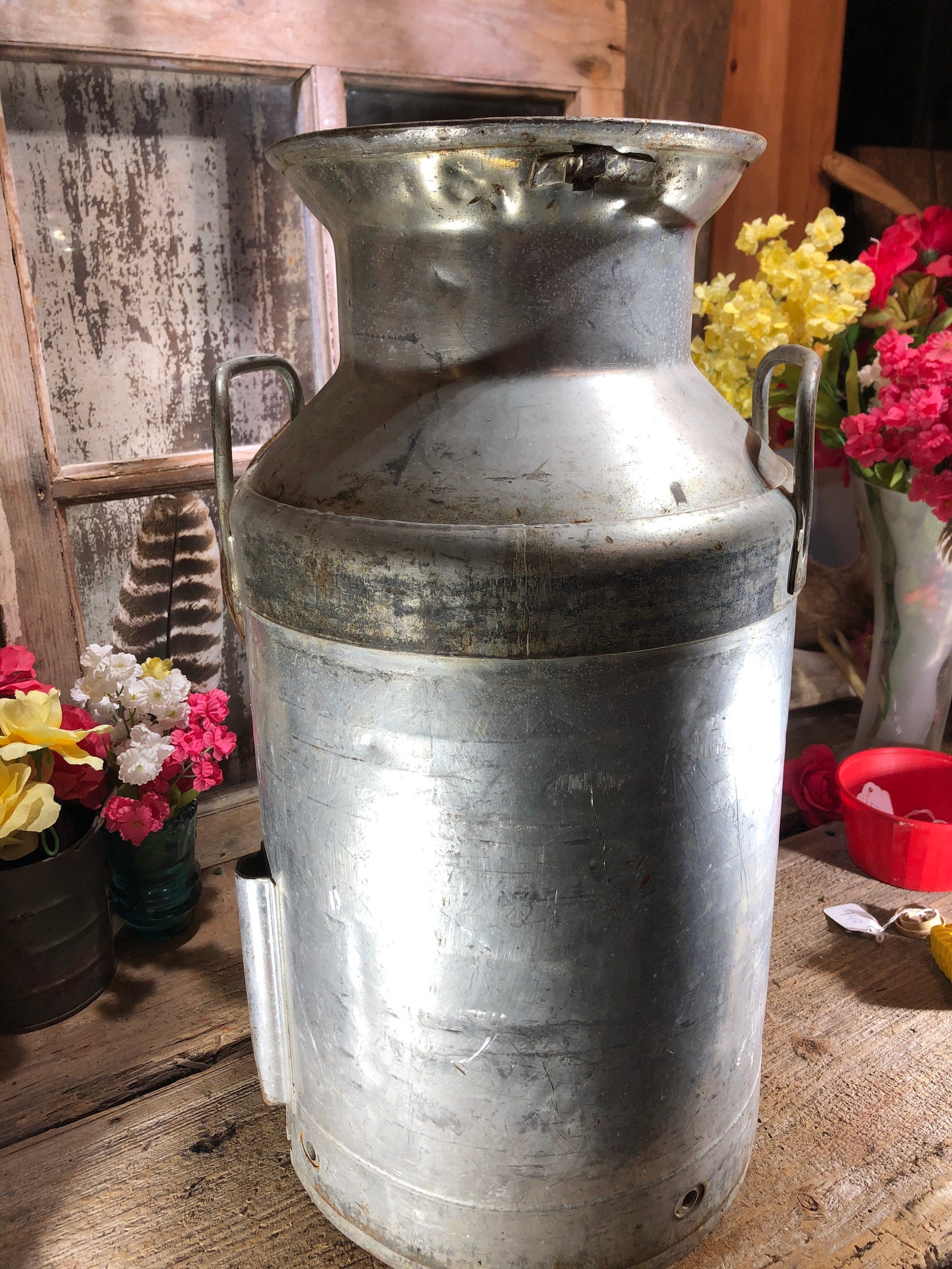 Vintage Rare Gallon Milk Can 2. 1/2 Gallon Farm Salvage. - Etsy