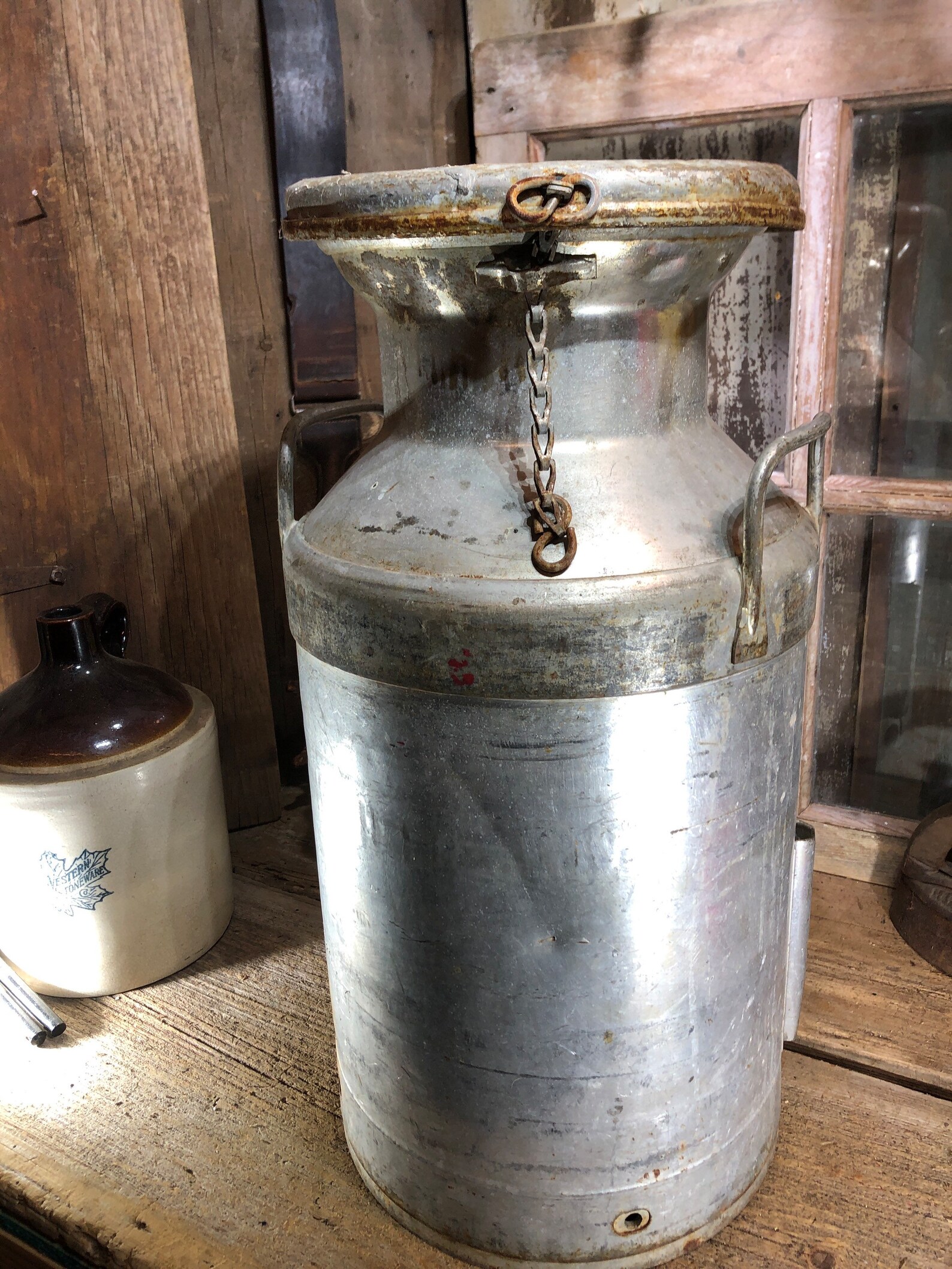 Vintage Rare Gallon Milk Can 2. 1/2 Gallon Farm Salvage. - Etsy
