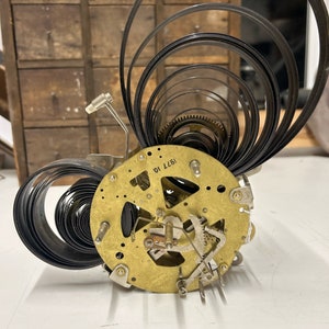 Antique Clock, Mechanical Mechanism , Steampunk, Clock Parts, Brass ...
