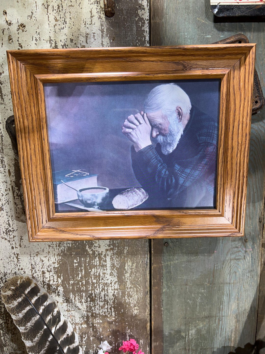 Antique Picture. Old Man Praying, Eric Enstrom, Grace. Give Thanks. - Etsy