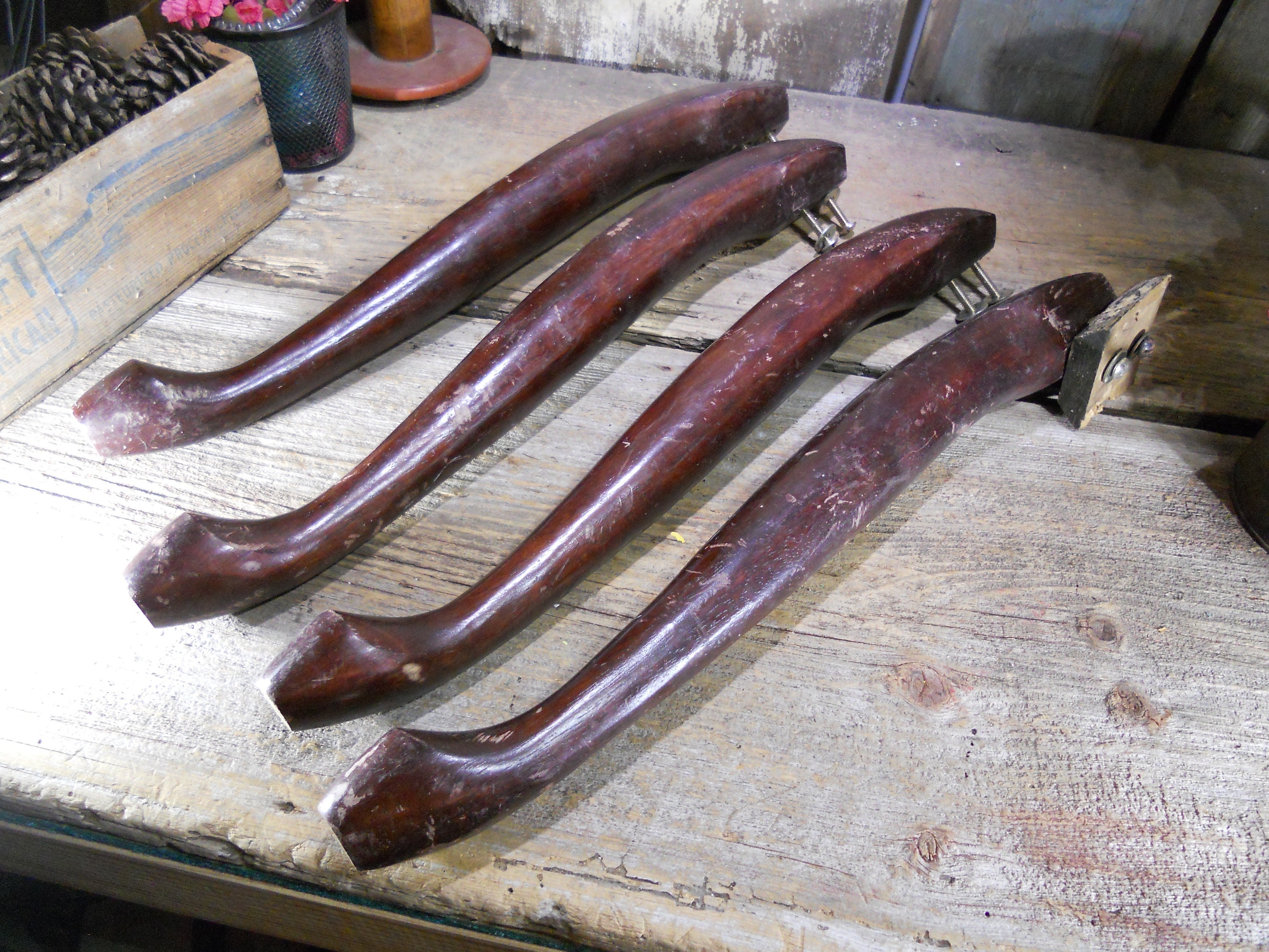 Vintage Table Legs Industrial Salvage Victorian | Etsy