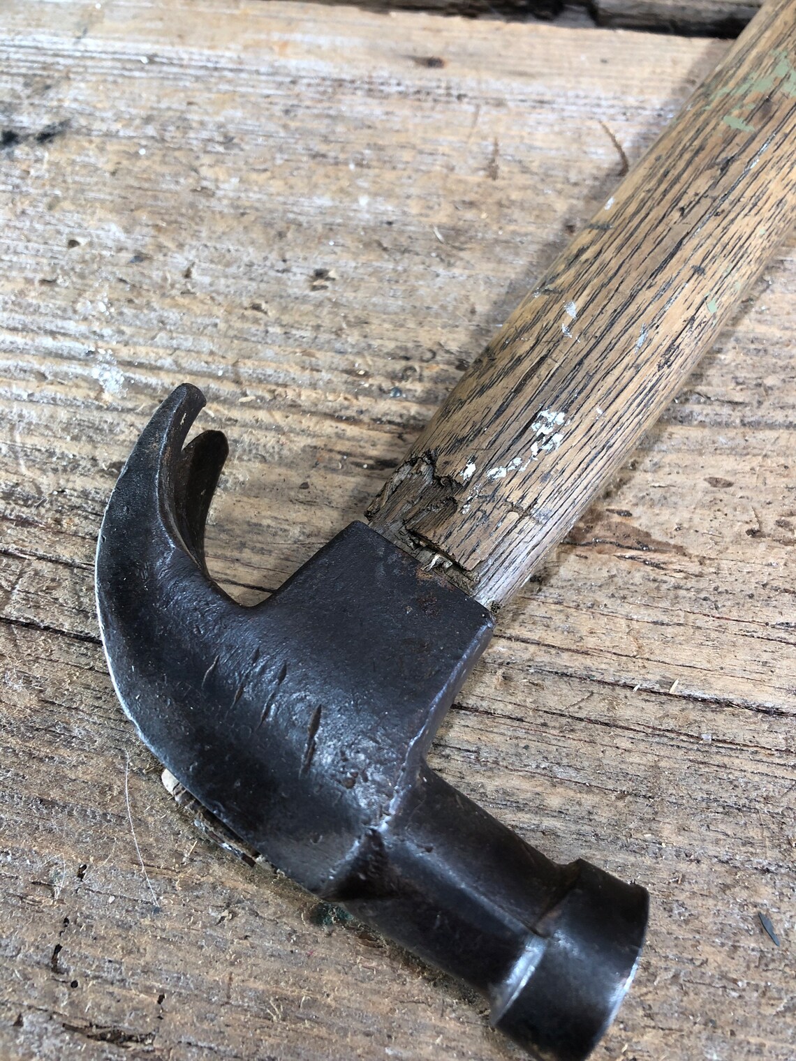 Vintage Claw Hammer, Forged .hickory Handle - Etsy