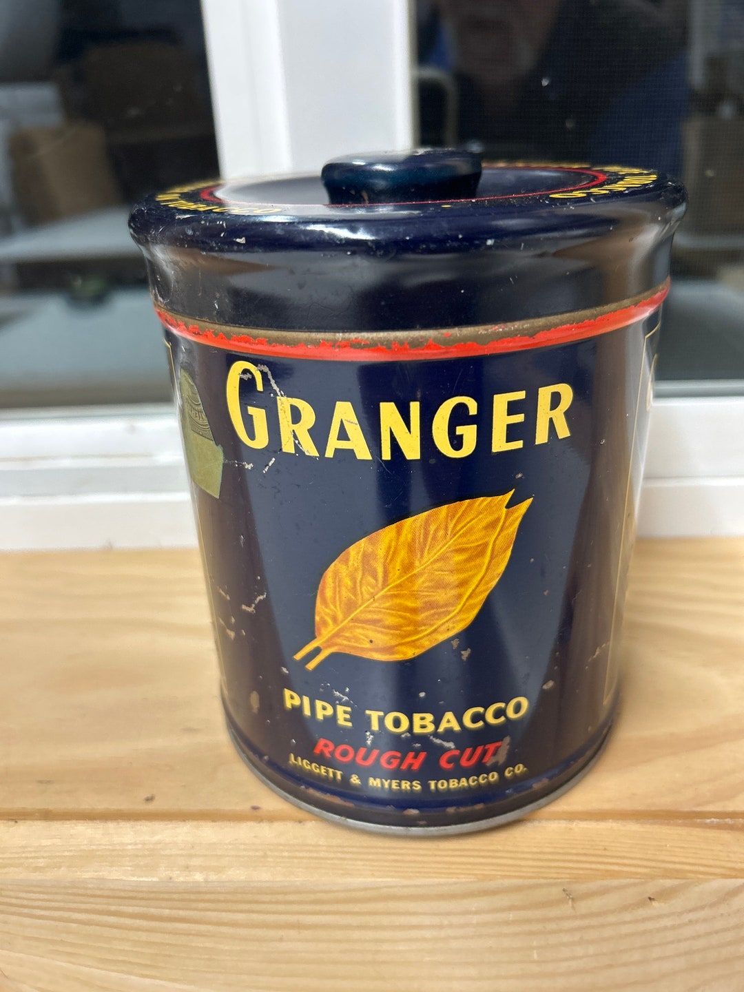 Vintage Granger Tobacco Tin, Hoosier Cabinet Display, Pipe Tobacco ...