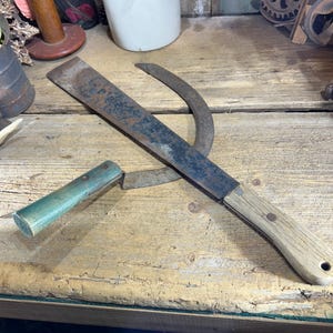 Vintage , Sythe, Syth , Grim Reaper, Farm Salvage, , Corn Knife - Etsy
