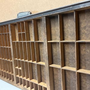 Letter Press Tray/printer Drawer. Cleaned, Wood Display - Etsy