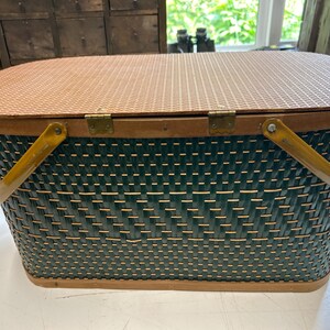 Vintage Picnic Basket .hey BOO BOO. How About a Picnic Basket - Etsy