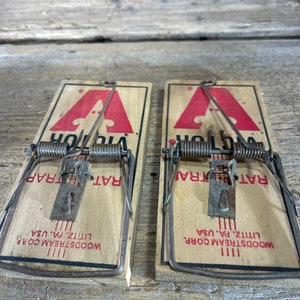 2 Vintage Barn Rat Traps. Animal Trap . Farm..cleaned - Etsy