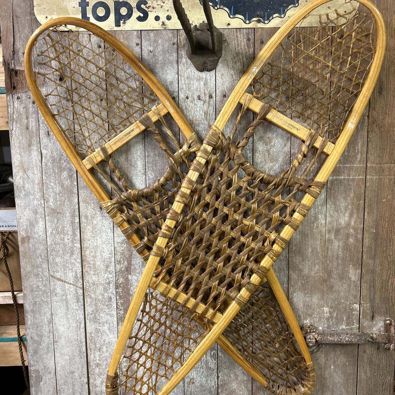 Vintage Snowshoes - Etsy