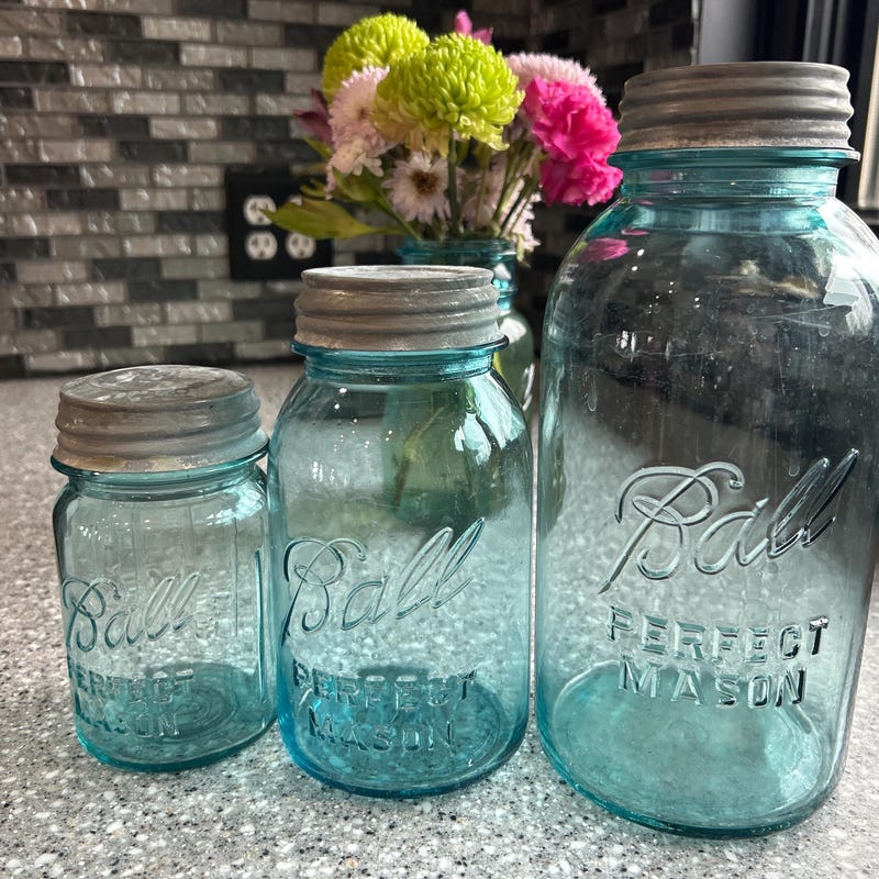Pint Size Mason Jars - Etsy
