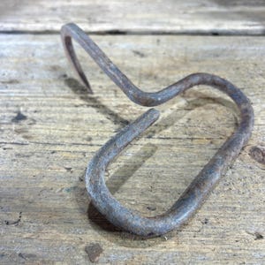 Forged Primitive Hay Hook, Bale Hook , Meat Hook. Straight From the ...